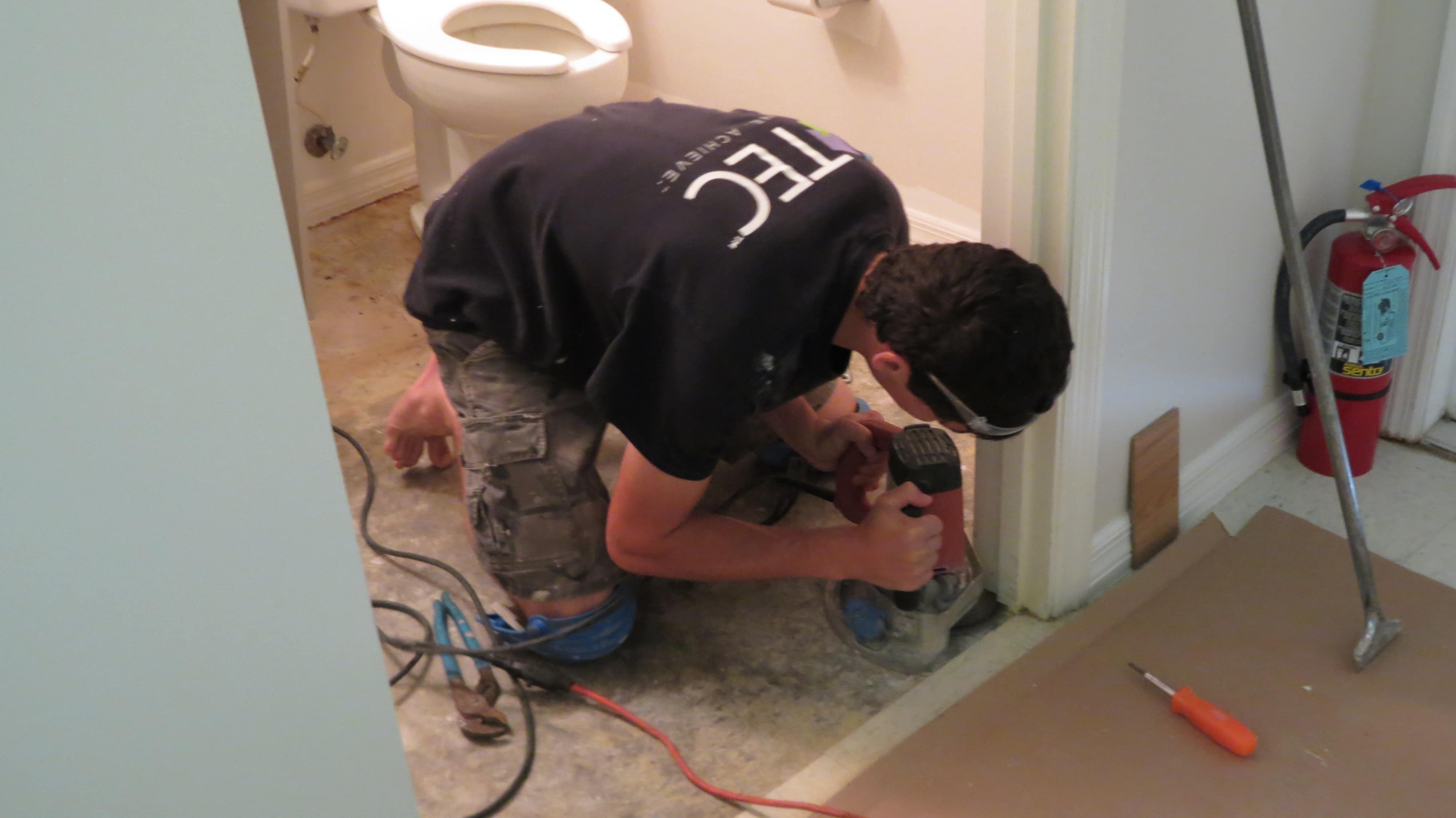 Transforming VCT Floors: The Mann Tile Job Journey